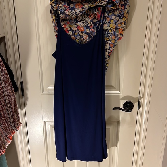 ECI | Dresses | Eci New York Maxi Floral Sleeveless Dress With Slip ...